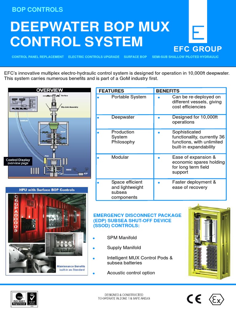 Deepwater Bop Mux Control System | PDF | Technology & Engineering