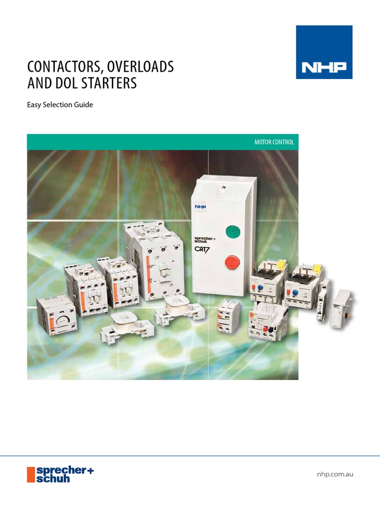 Contactors, Overloads and Dol Starters: Easy Selection Guide | PDF ...
