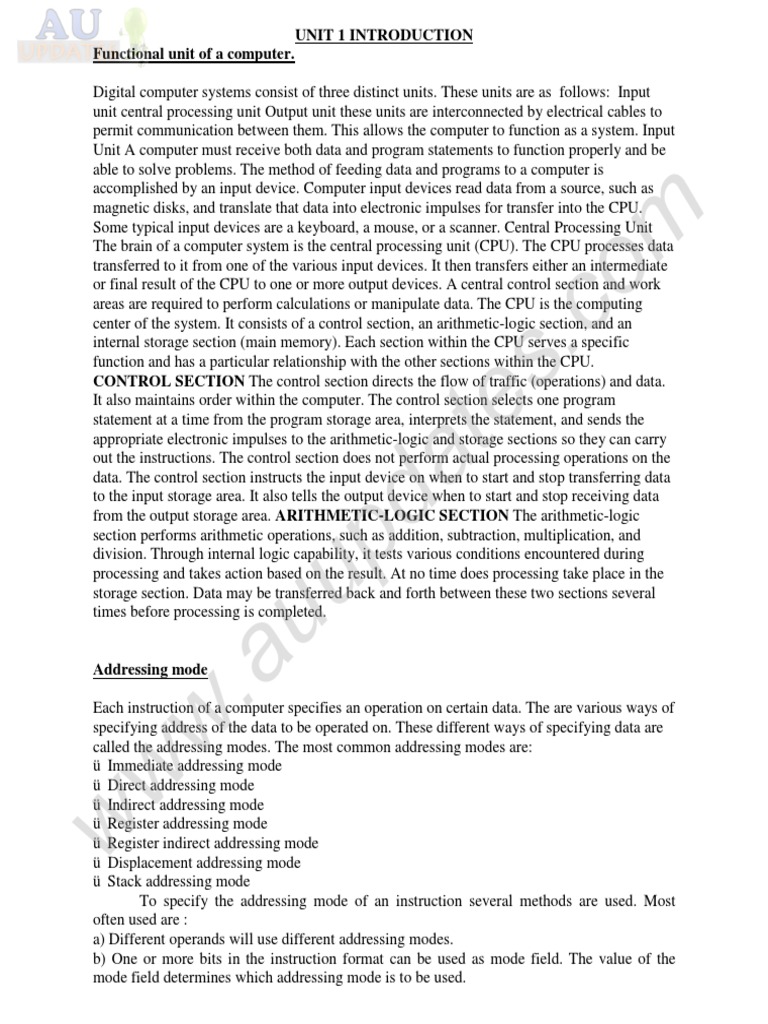 Microprocessor Fundamentals Overview | PDF | Instruction Set | Central Processing Unit