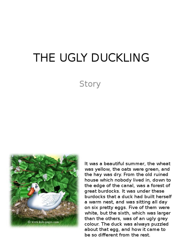 The Ugly Duckling: A Transformation Tale | PDF | Birds | Paravians