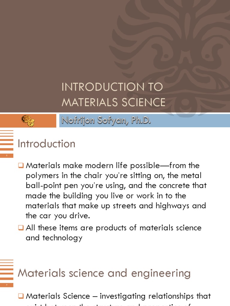 Intro To Materials Science | PDF | Materials Science | Steel