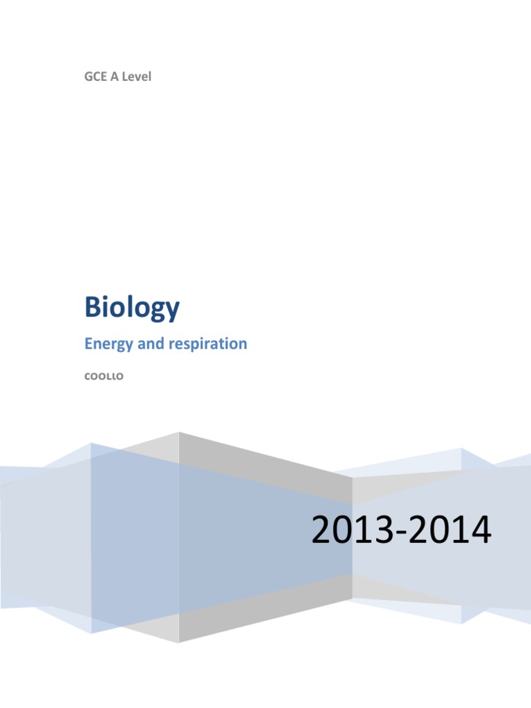 Edexcel Biology A2 Core Practical Workbook | PDF | Adenosine ...