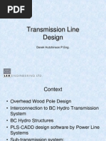 Double Circuit Distribution Line Design | PDF | Framing (Construction ...