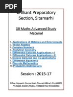 JEE Maths Mind Maps | PDF