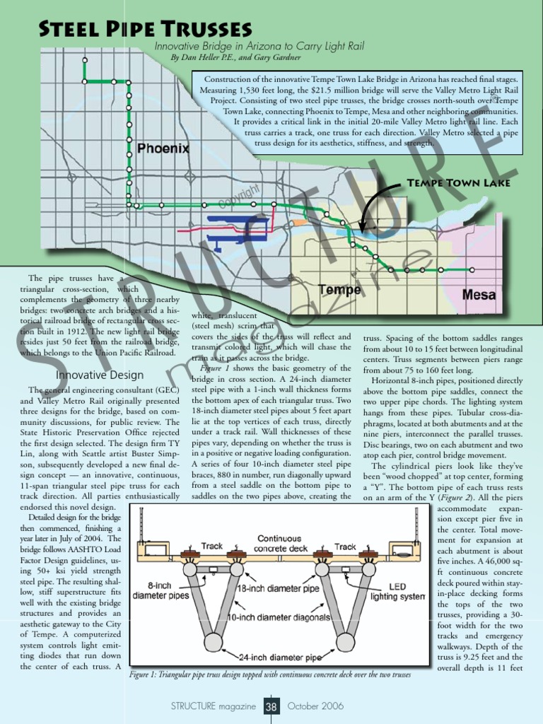 STEEL STRUCTURE MAGAZINE, Article About Pipe Structure | Download Free ...