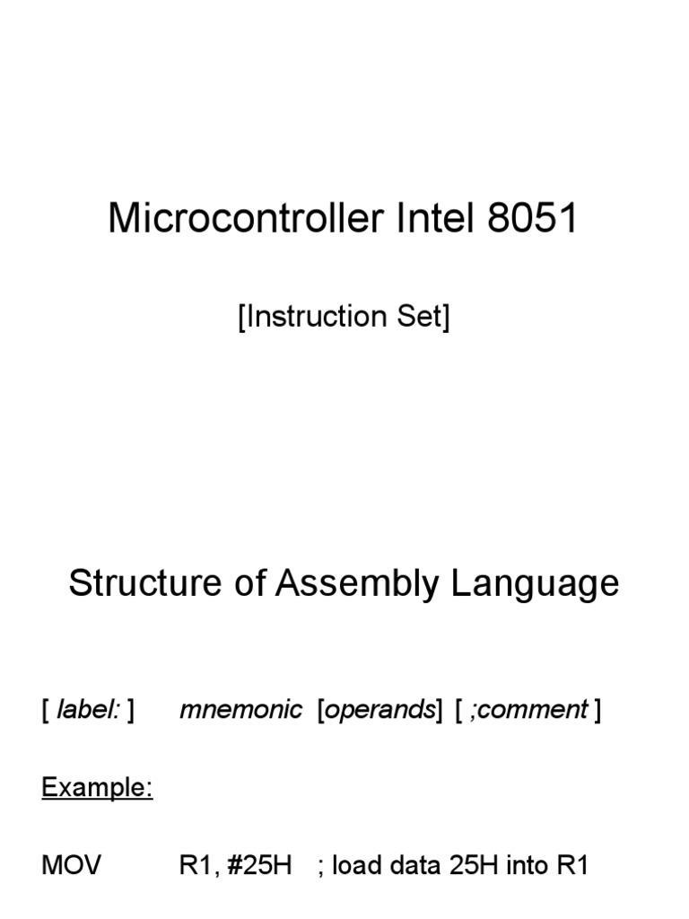 5 Instruction Set | PDF | Instruction Set | Integrated Circuit