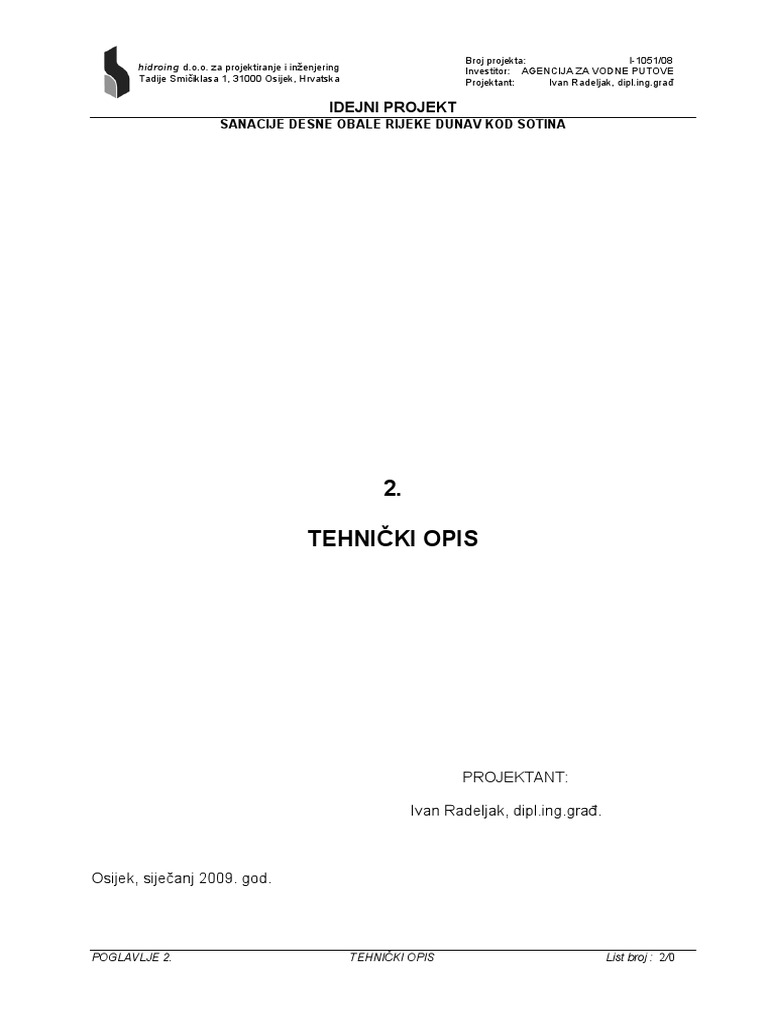 Tehnicki Opis | PDF