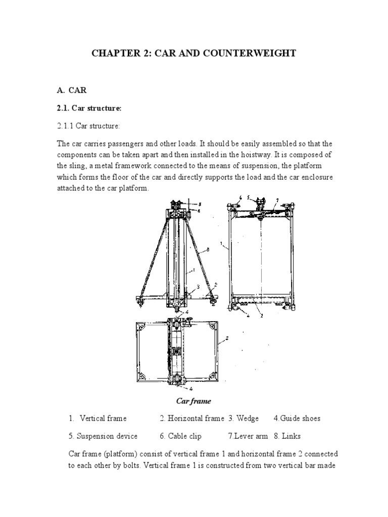 Chapter 2 Elevator | PDF | Elevator | Transmission (Mechanics)