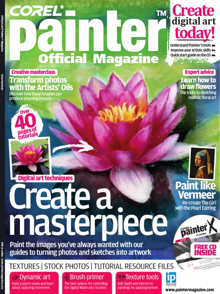 Corel Painter - 14 - Magazine, Art, Digital Painting, Drawing, Draw, 2d ...