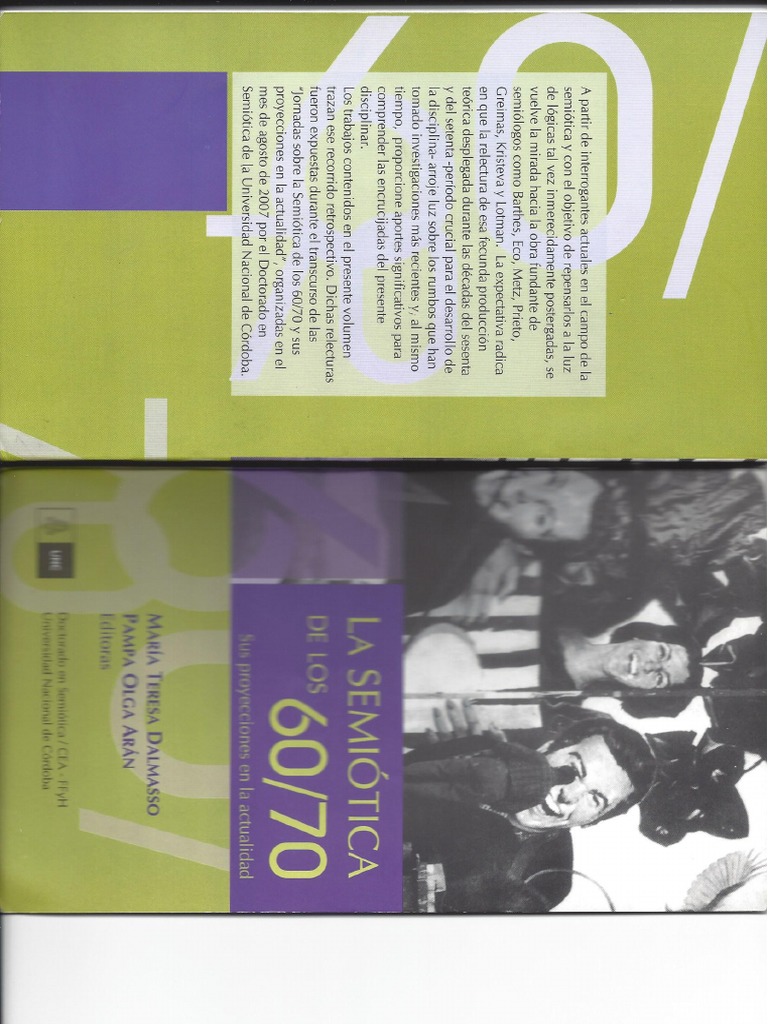 La Semiotica de Los 60 70 | PDF
