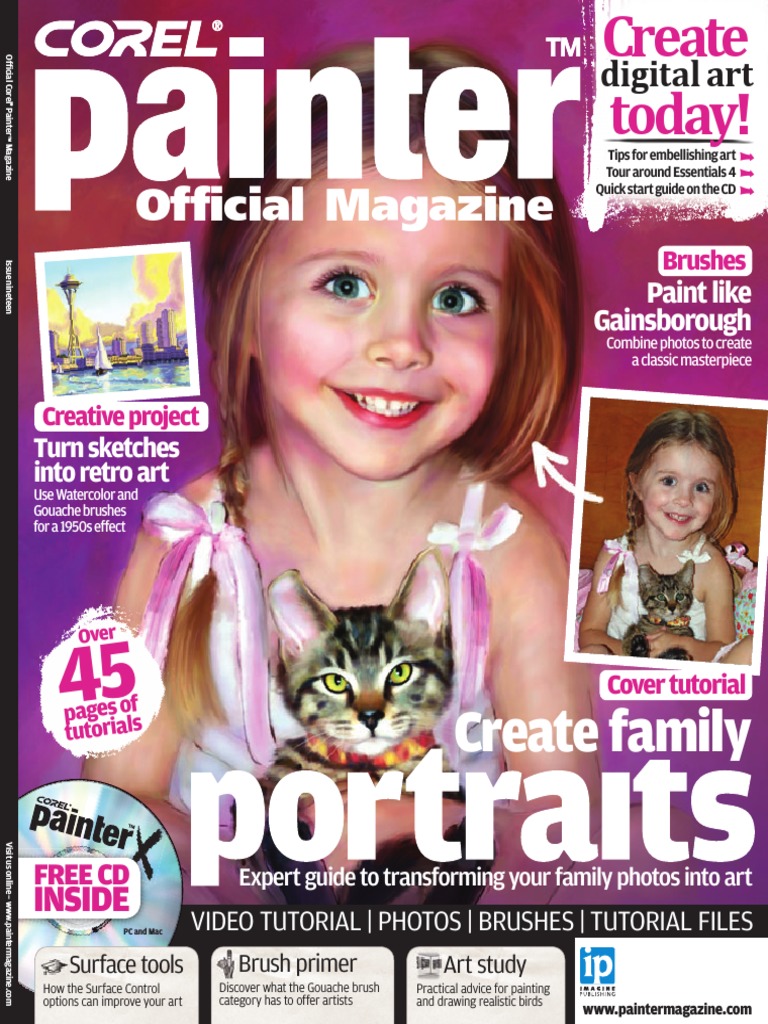 Corel Painter - 19 - Magazine, Art, Digital Painting, Drawing, Draw, 2d ...
