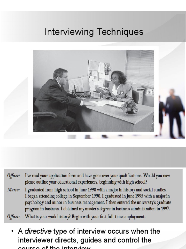 Interviewing Techniques | Diagnostic And Statistical Manual Of Mental ...