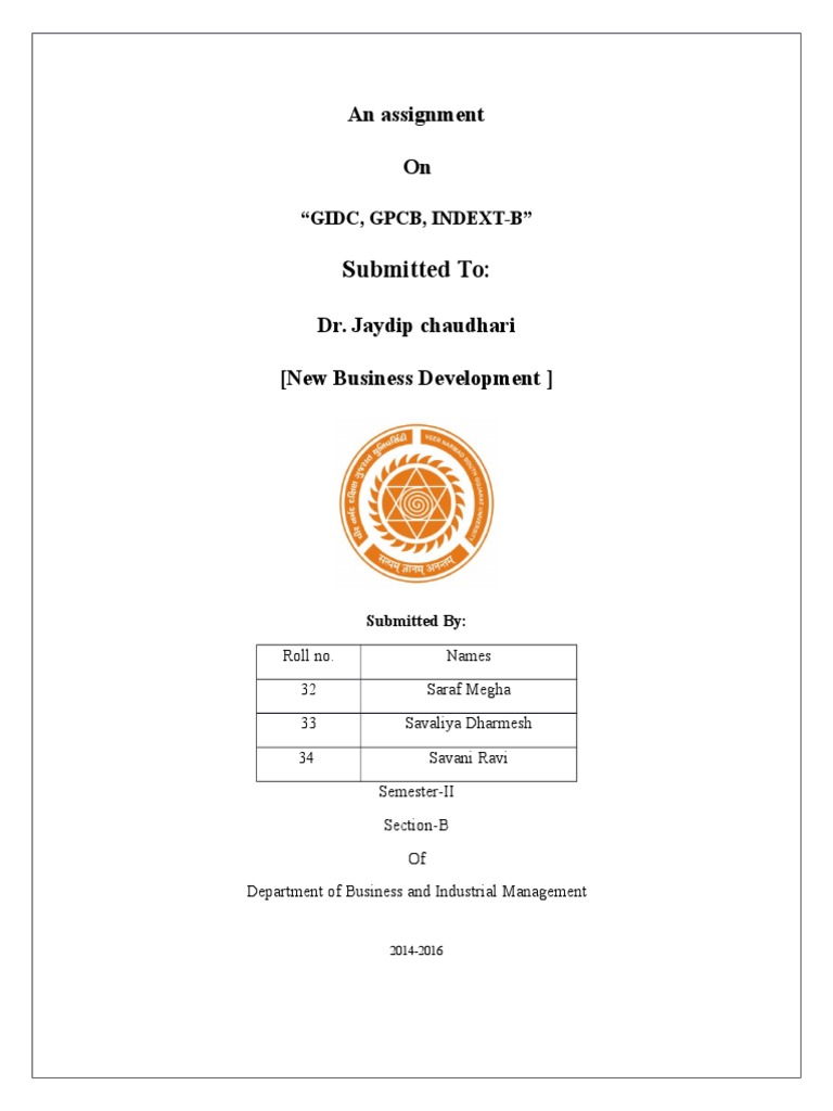 Submitted To:: An Assignment On | PDF | Pollution | Gujarat