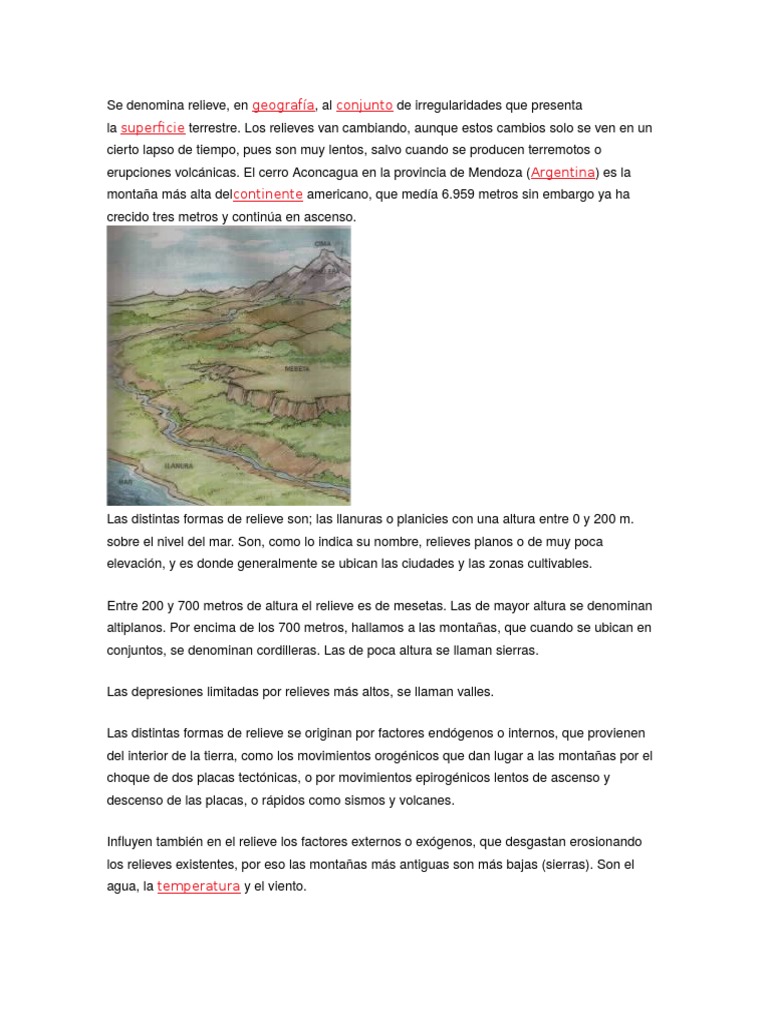 Relieve Del Ecuador | PDF