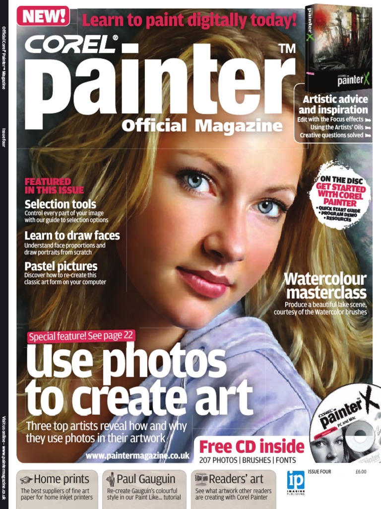 Corel Painter - 04 - Magazine, Art, Digital Painting, Drawing, Draw, 2d ...