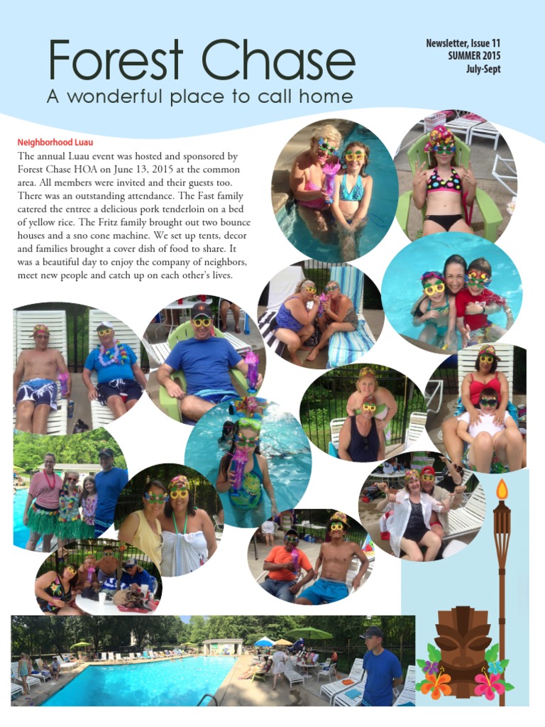 Forest Chase Neighborhood Luau Recap | PDF | Coyote | Atlanta