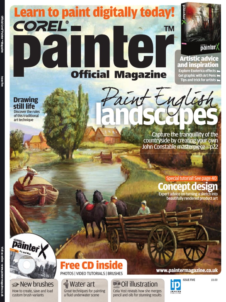 Corel Painter - 05 - Magazine, Art, Digital Painting, Drawing, Draw, 2d ...