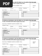 NYSC Registration Form Template | PDF | Social Institutions