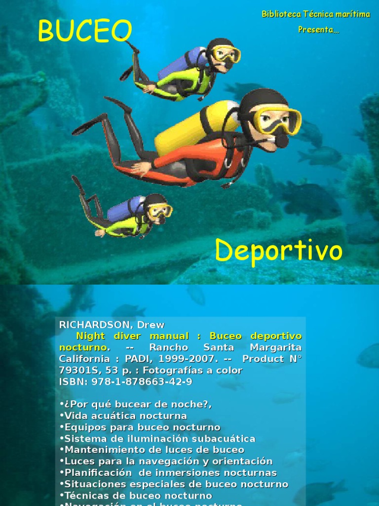 Manuales de Buceo Deportivo PADI | PDF | Submarinismo | Conocimiento ...