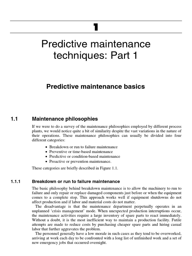Predictive Maintenance Techniques | PDF | Waves | Wavelength
