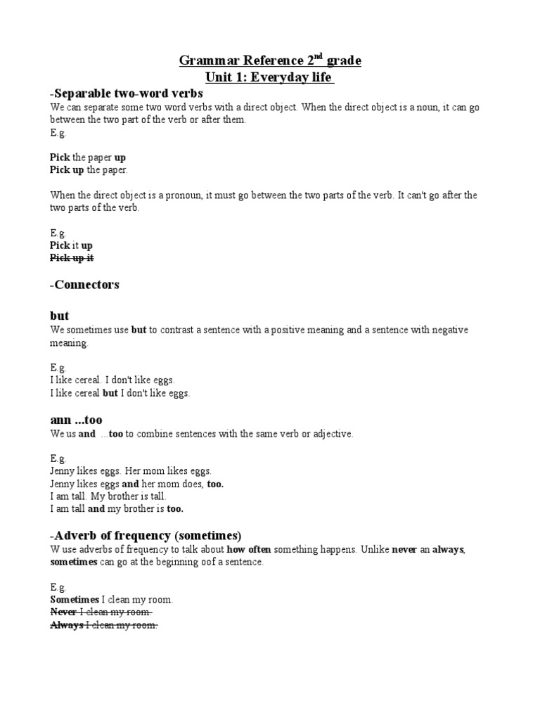 Brainwave Grammar Reference 2nd | PDF | Verb | Adverb