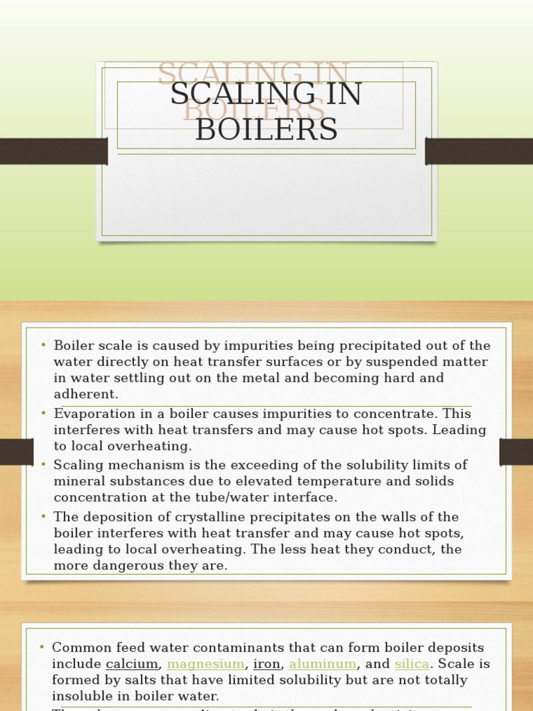Scaling in Boilers | PDF | Corrosion | Metals