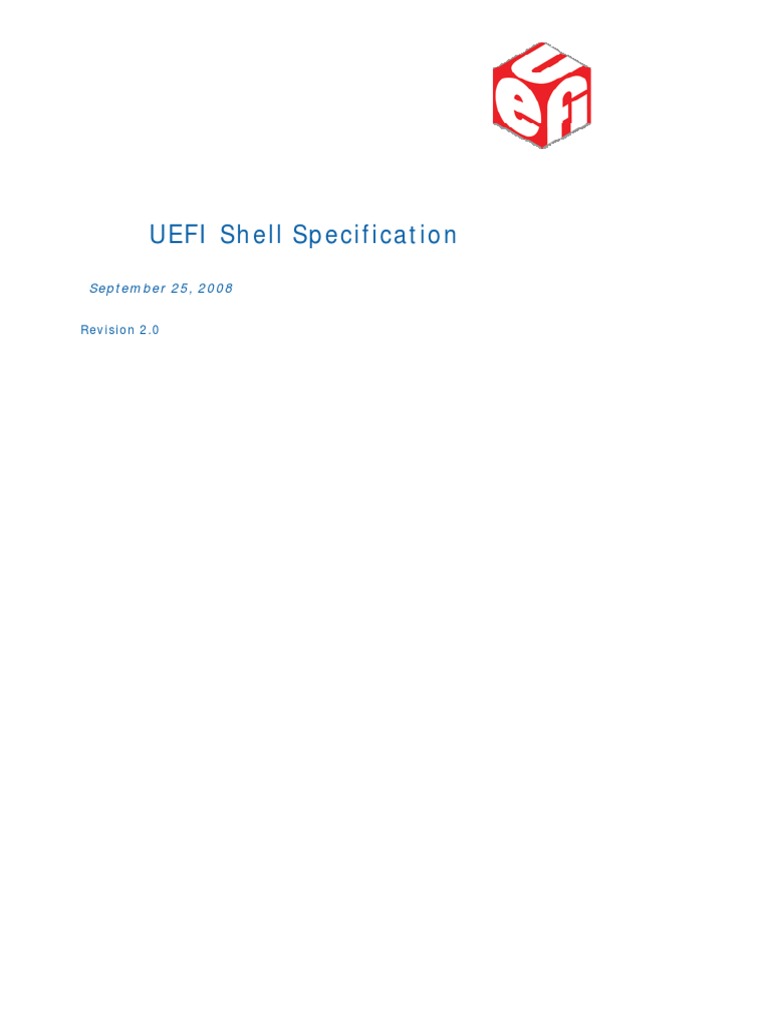 Uefi Shell