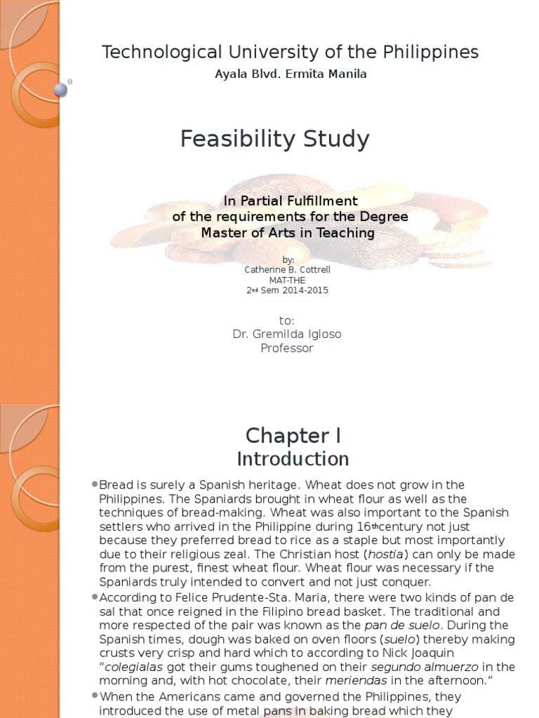 Feasibility Study Updated Finale | PDF | Breads | Dough