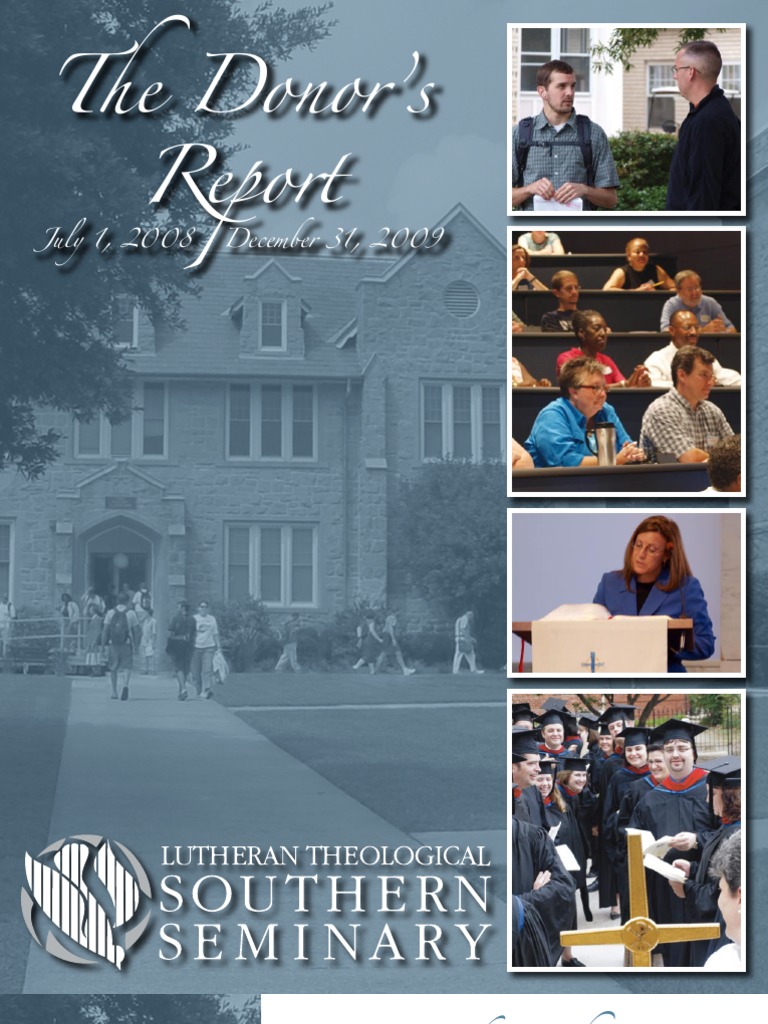 Donor Report 08-09 | PDF | Financial Endowment | Religious Education