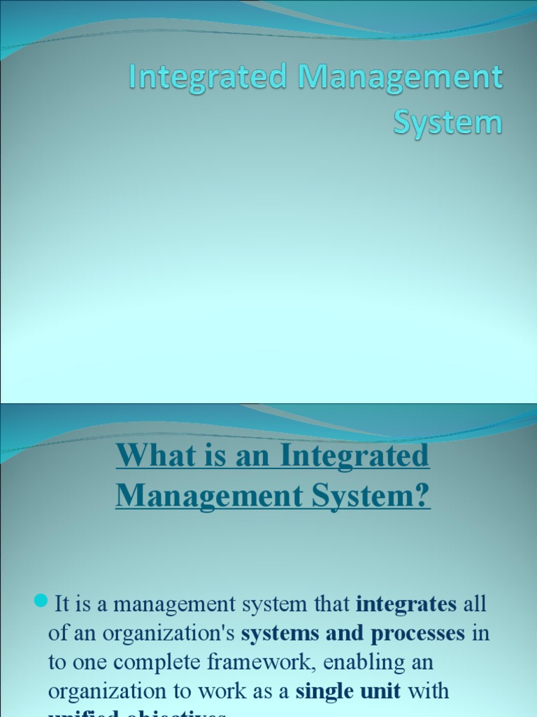 Integrated Management System | PDF | Quality Management | Iso 9000