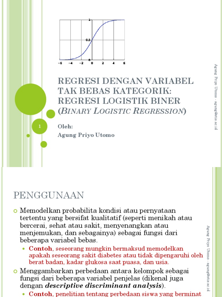Regresi Logistic Biner 2014 | PDF