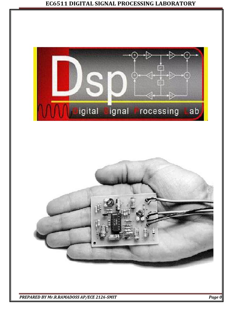 Ec6511 Dsp Lab Manual Pdf Digital Signal Processing Sampling Signal Processing