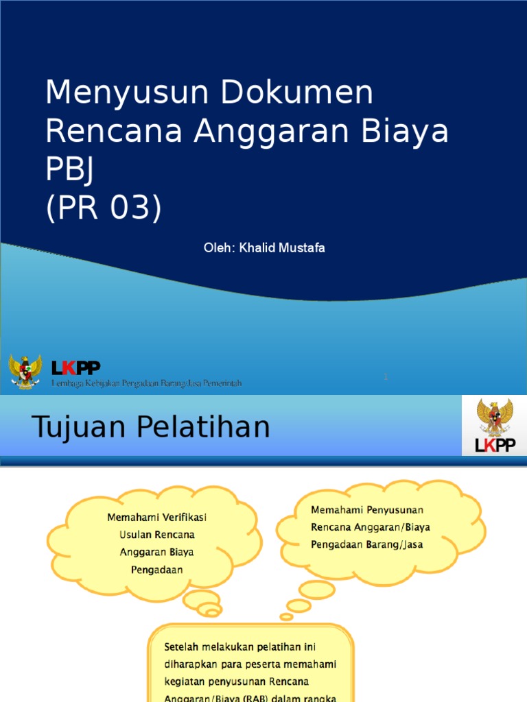 Menyusun Dokumen RAB - Khalid Mustafa | PDF