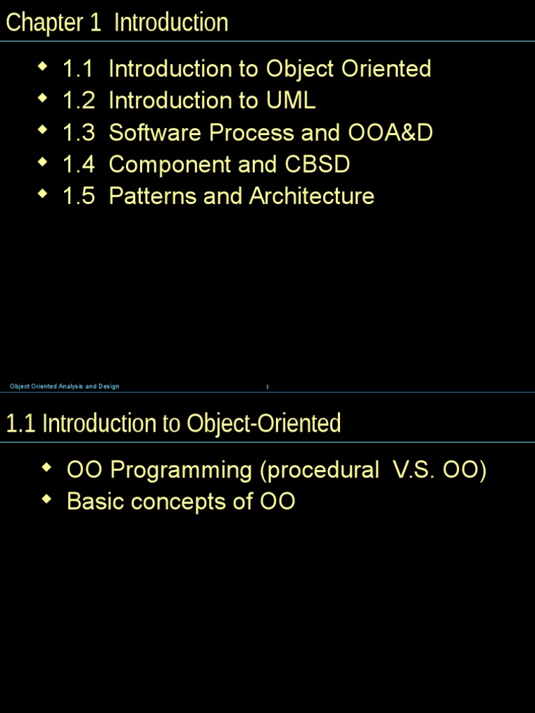 Chap 1 Introduction Pdf Unified Modeling Language Inheritance Object Oriented Programming