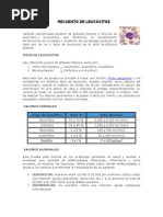 Práctica 12 RECUENTO DIFERENCIAL DE LEUCOCITOS | PDF | Leucocito | Biología