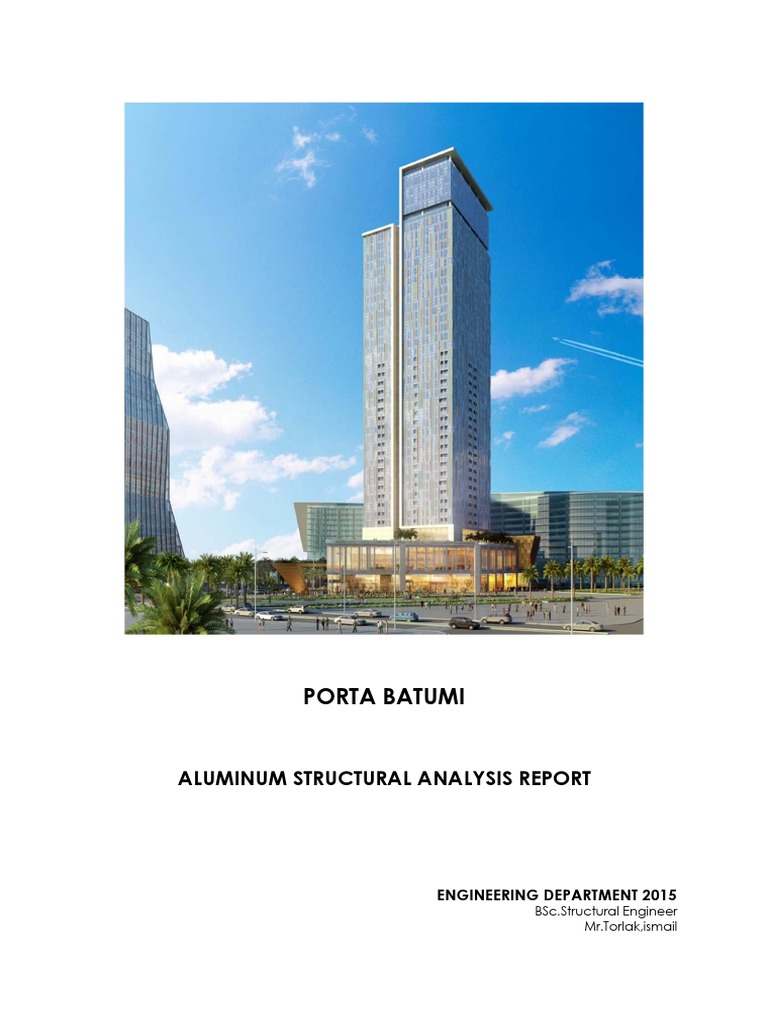 Aluminium Structural Analysis Report | PDF | Structural Load ...