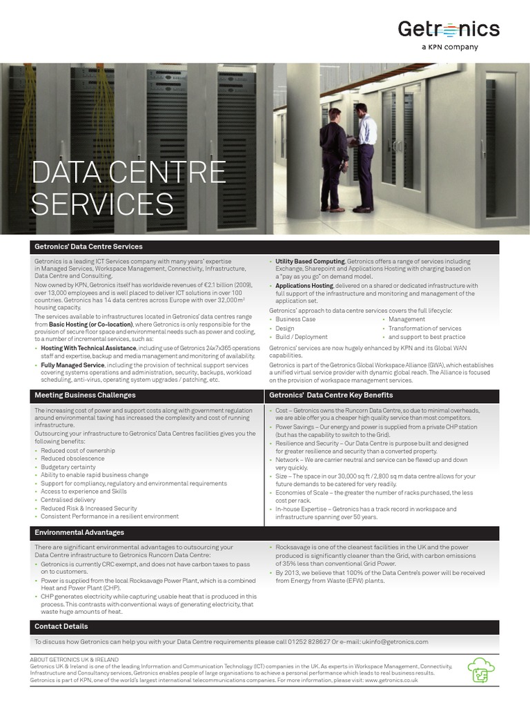 Get Ron Ics Data Centre | PDF | Data Center | Cogeneration