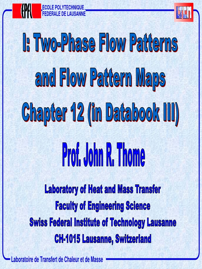 Two Phase Flow Pattern and Flow Pattern | PDF | Fluid Dynamics | Liquids