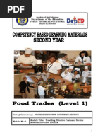K To 12 Commercial Cooking Learning Module | PDF | Housekeeping ...