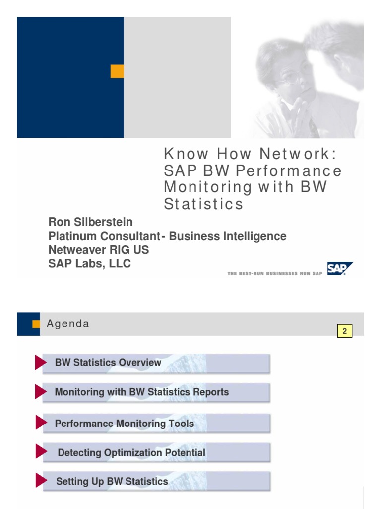 Know How Network SAP BW Performance Monitoring With BW Statistics | PDF ...