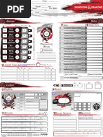 Dead Reign - Character Sheet - Ver 1.0 | PDF | Leisure | Sports