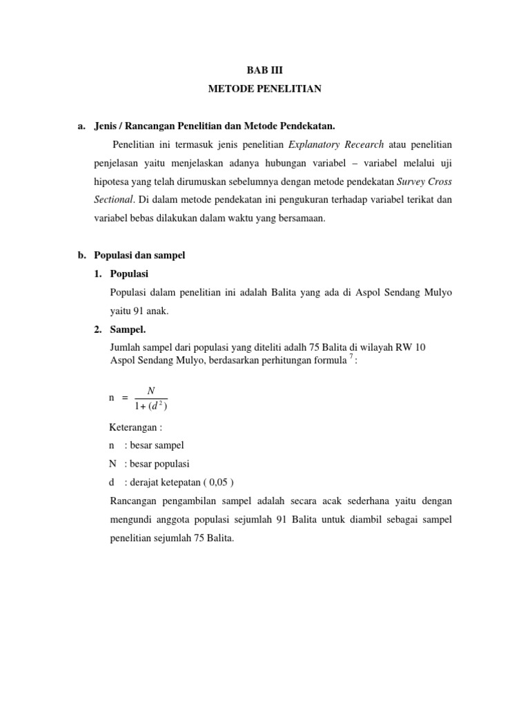 Contoh Definisi Operasional | PDF