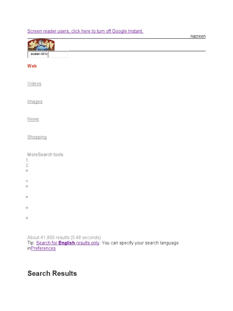 Soalan RBT Tahun 5 1 | PDF