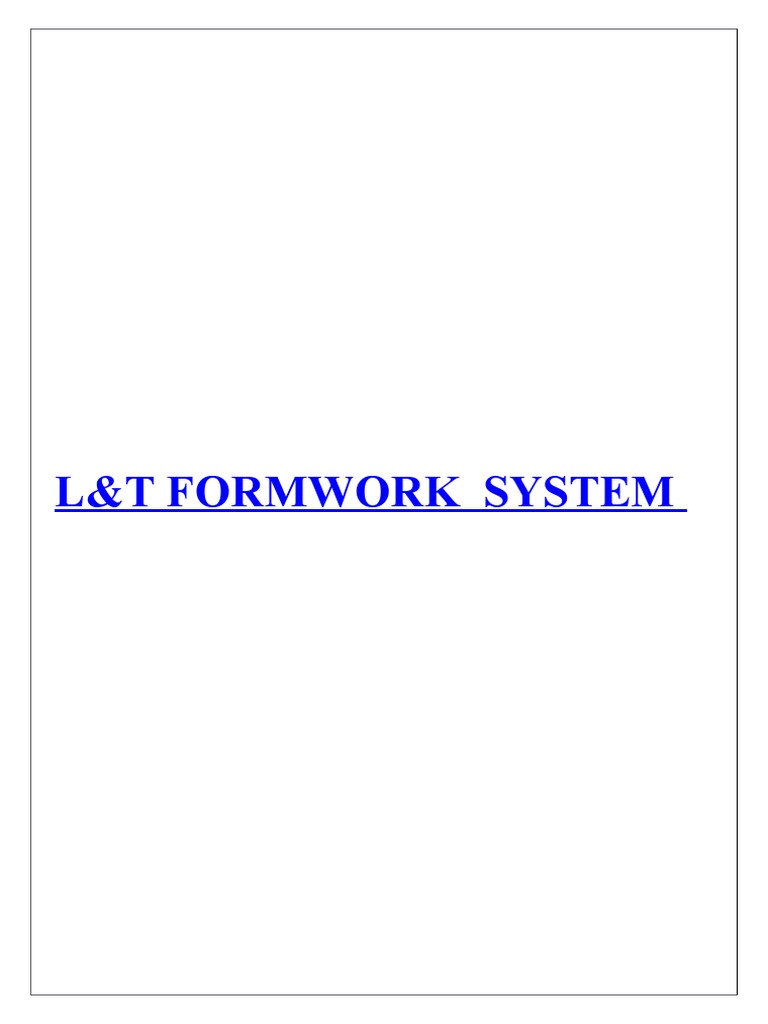 L&T - All System - Methodology | PDF | Elevator | Building Engineering