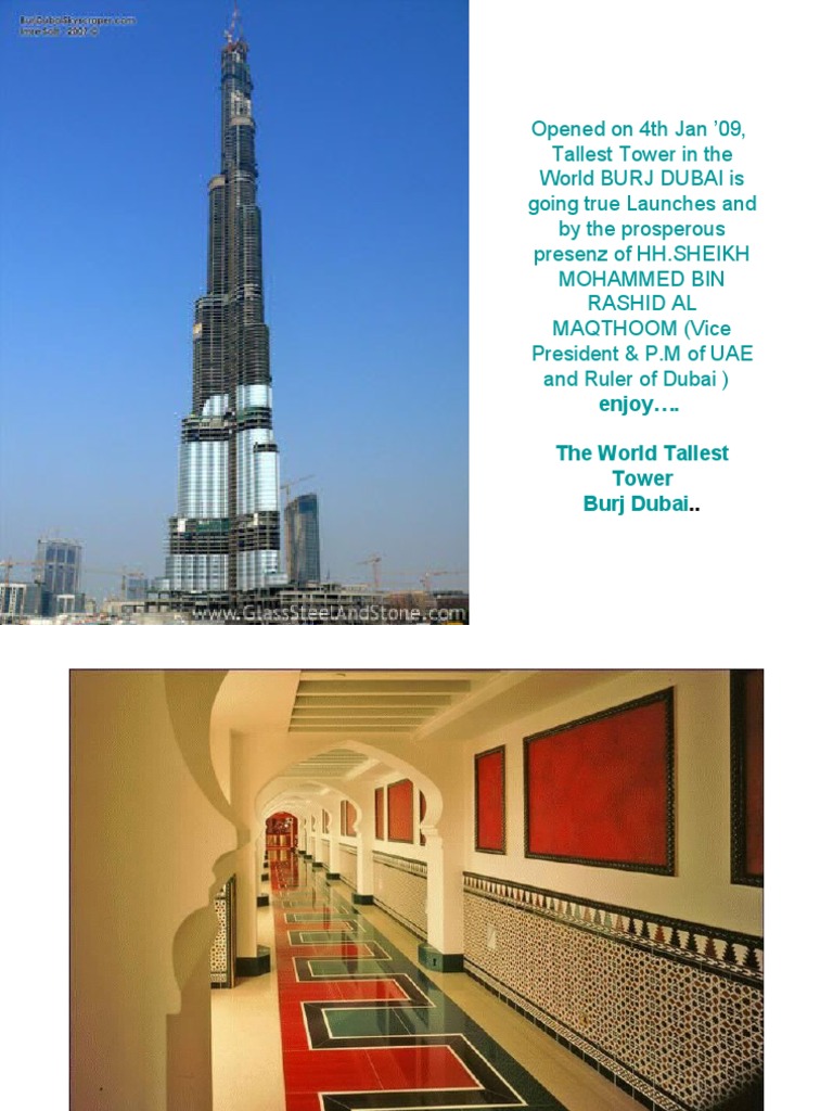 Opened On 4th Jan '09, Tallest Tower | PDF