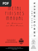 NAAMM NOMMA Finishes Manual PDF | PDF | Abrasive | Metals