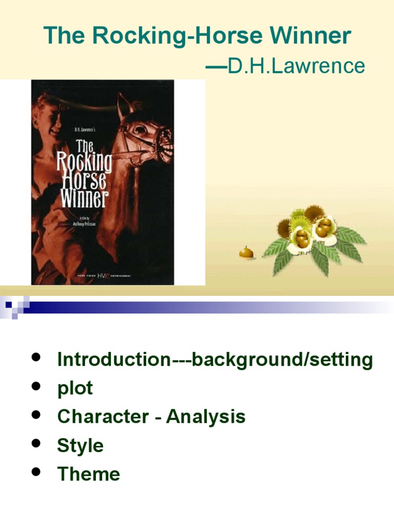 Themes and Summary of The Rocking-Horse Winner | PDF | Classics