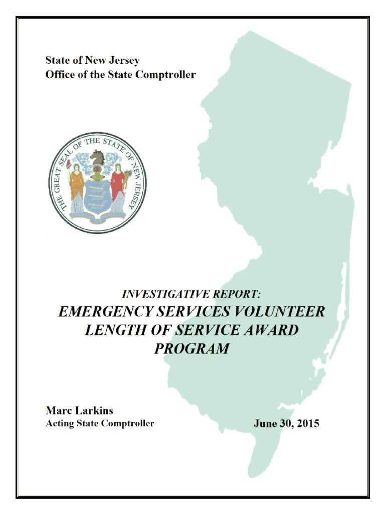 New Jersey LOSAP Oversight Issues | PDF | Volunteering | Fundraising