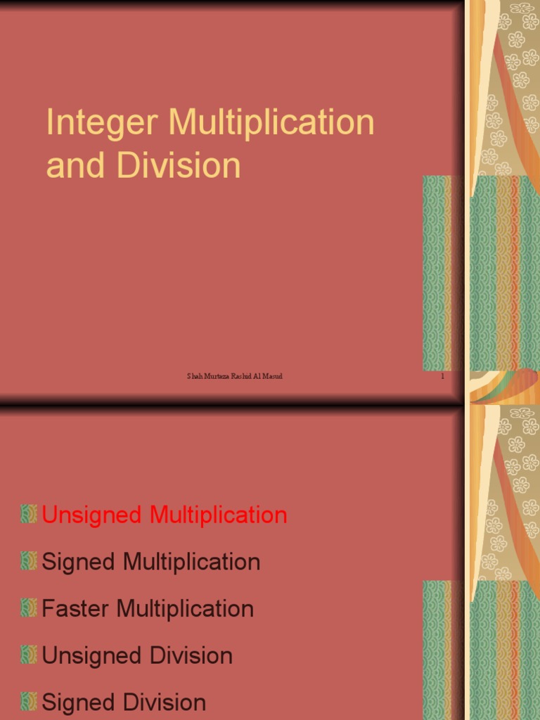 Booths Algorithm | PDF | Multiplication | Division (Mathematics)