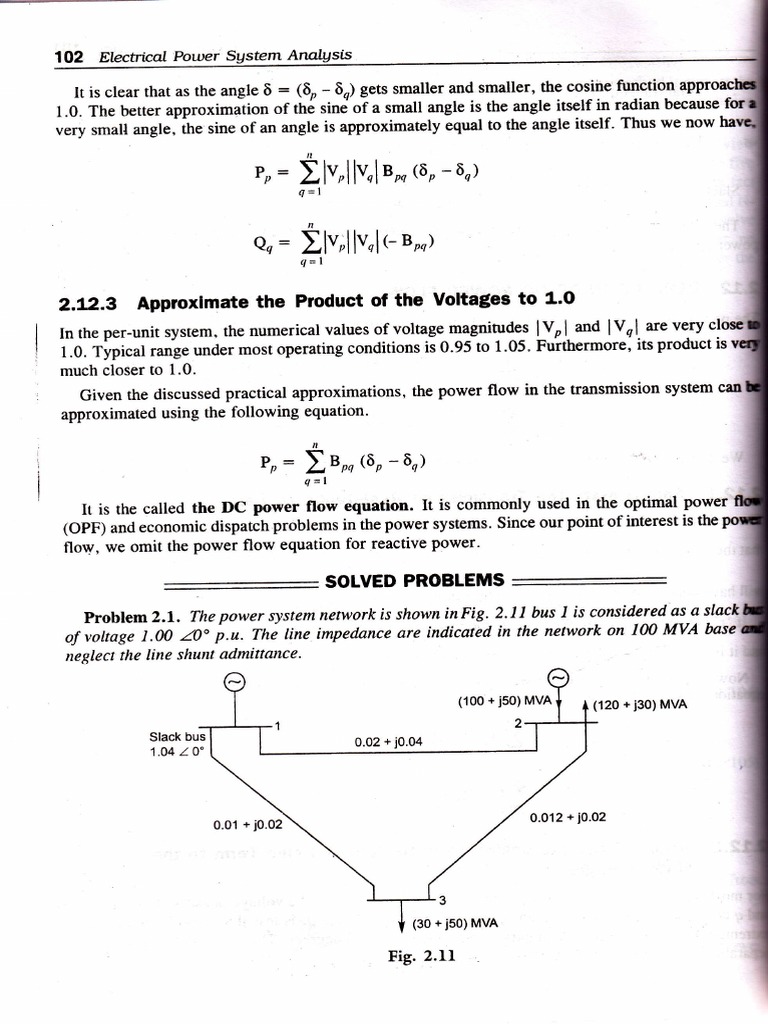 Load Flow Problems | PDF | Force | Quantity